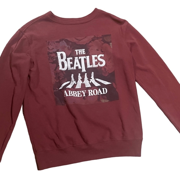 The Beatles | Sweaters | The Beatles Maroon Crew Neck | Poshmark